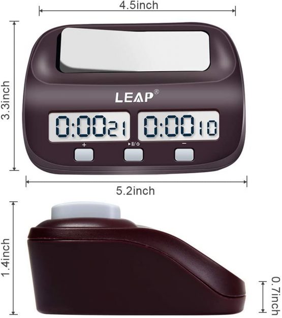 Leap Chess Clock Digital Chess Timer Professional For Board Games Timer
